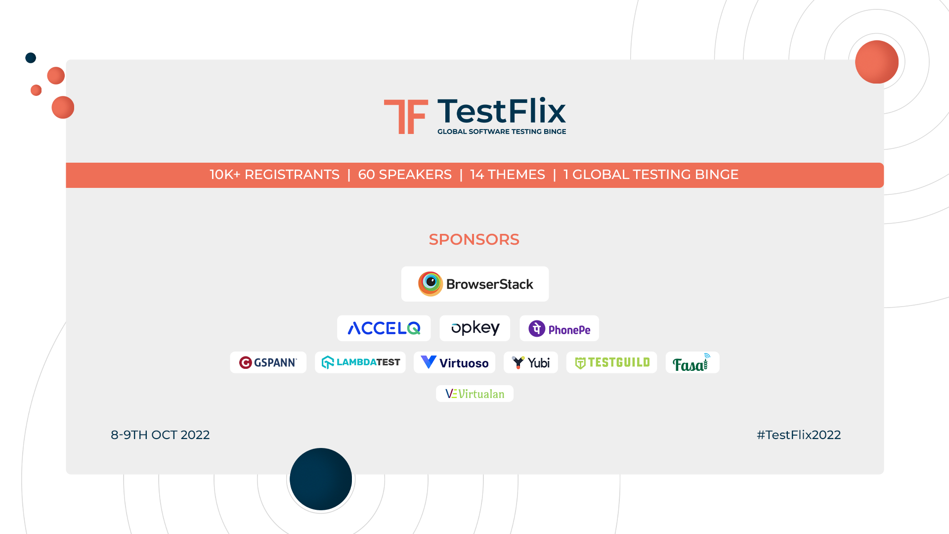 Testflix 22 Round Up Biggest Software Virtual Testing Binge