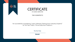 Learn Software Testing from Industry Experts - The Test Tribe