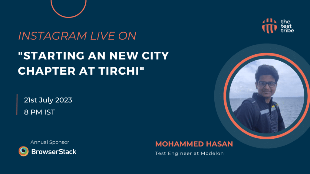 Instagram Live with Mohammed Hasan