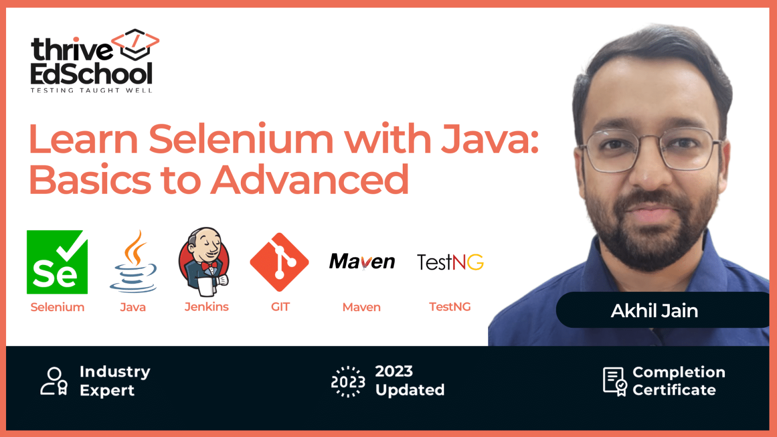 Selenium with Java - Online Self-Paced Course for Testers