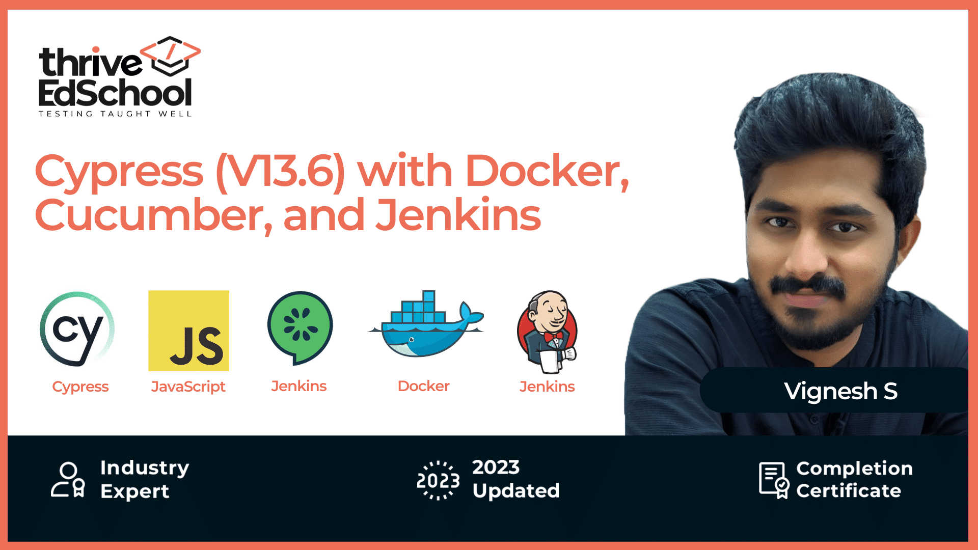 Cypress.io Course- Learn Cypress Automation With Docker, Cucumber ...