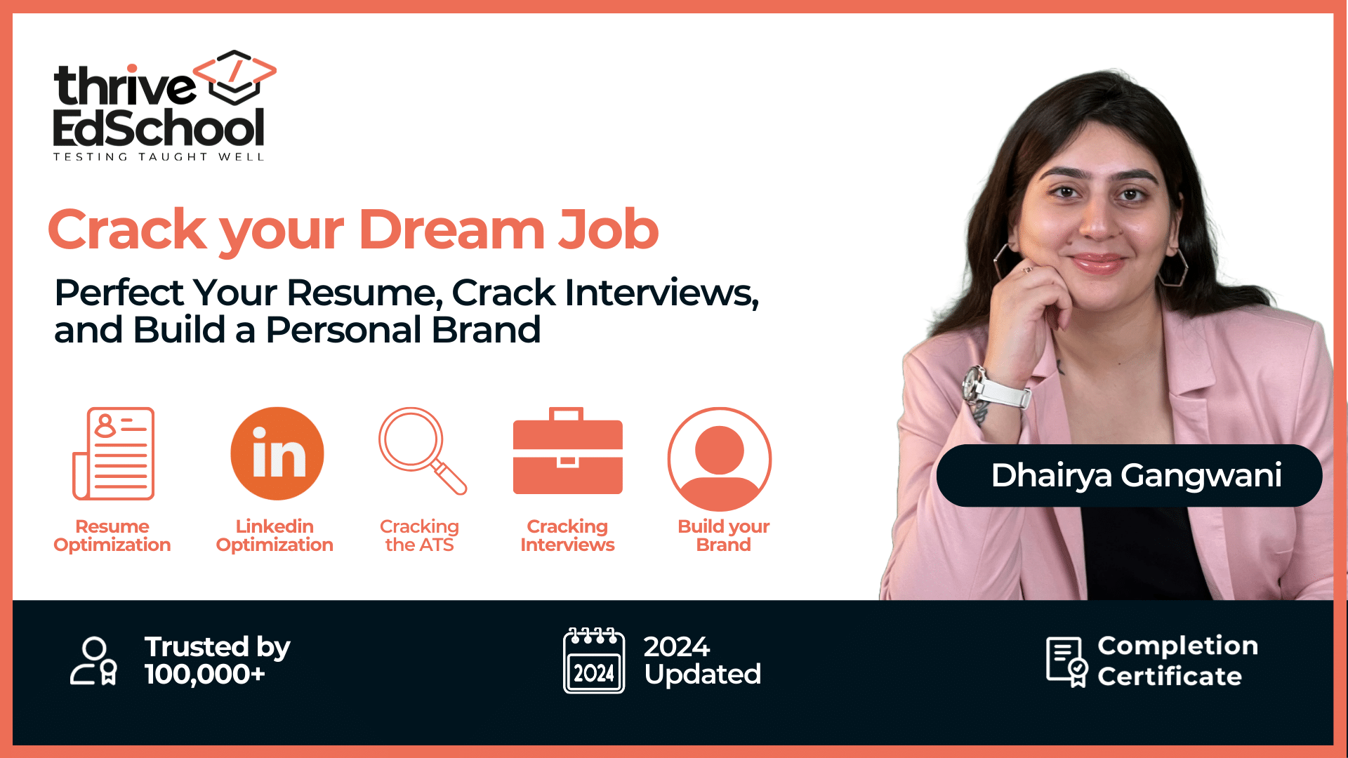 Crack Your Dream Job - Online Course - Thrive EdSchool