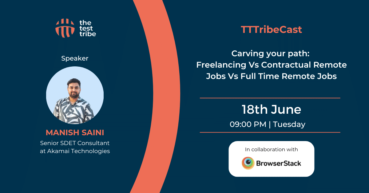 TTTribeCast Webinar by Manish Saini TTTribeCast Webinar by Manish Saini