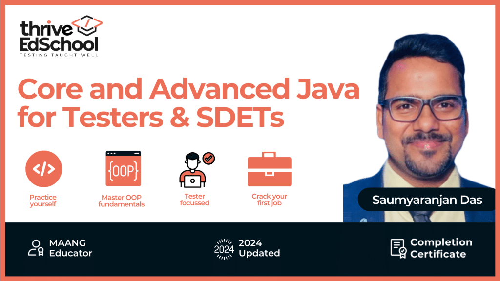Learn Core and Advanced Java for Testers and QAs - The Test Tribe