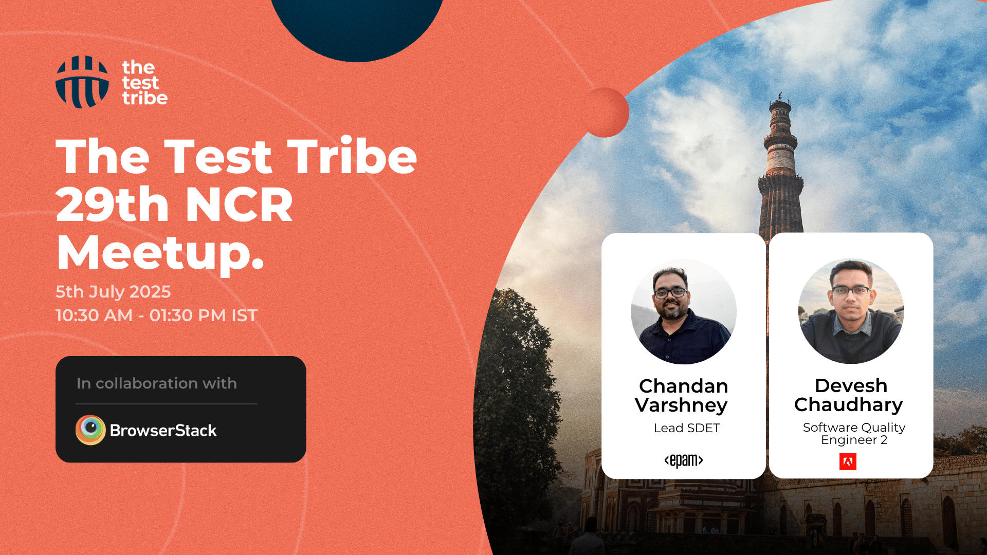 NCR Software Testing Meetup - Tester's Community Meet - TTT