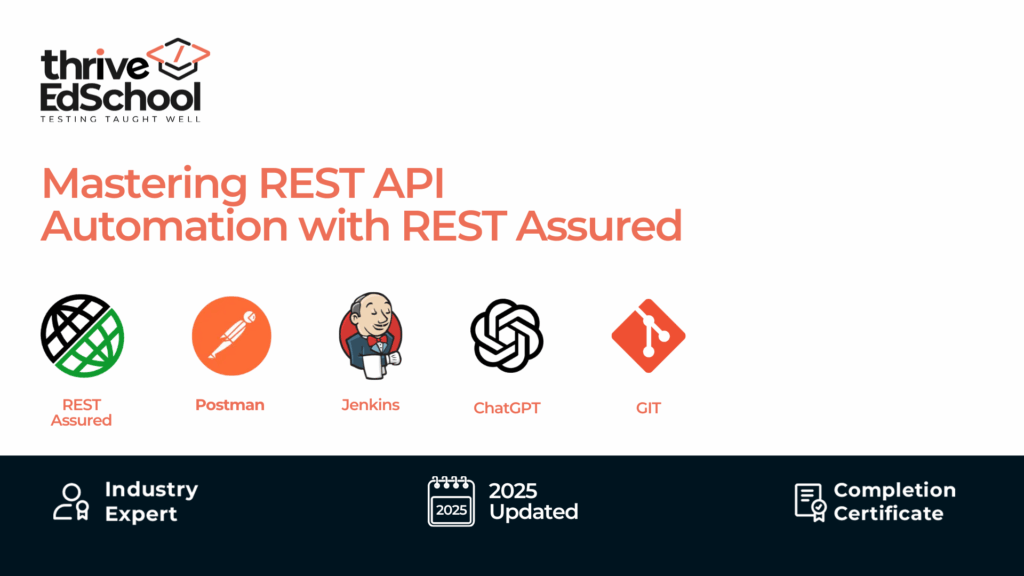 Learn Rest Assured - Online API Automation Course